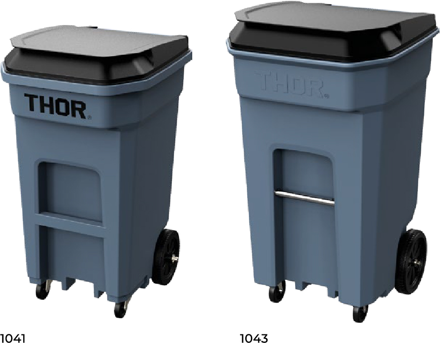 THOR®ROLLOUT CONTAINERS WITH CASTORS | Trust