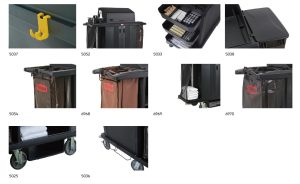 GRANDMAID® COMPACT HOUSEKEEPING CARTS ACCESSORIES | Trust