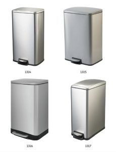 SVELTE®STAINLESS STEEL STEP-ON CONTAINERS | Trust